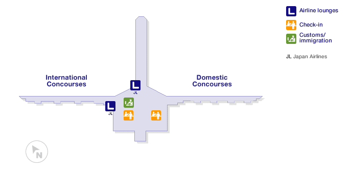 Nagoya Airport Terminal Map